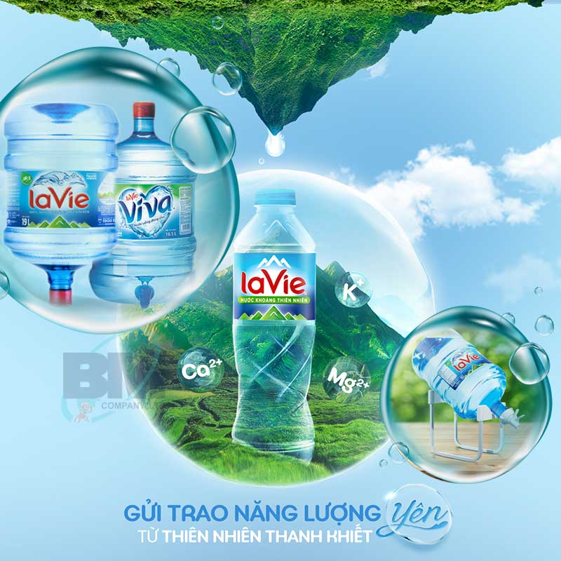 Bình LaVie 6l, nước LaVie 5 lít (Thùng / 4 chai) giao nhanh miễn phí ...